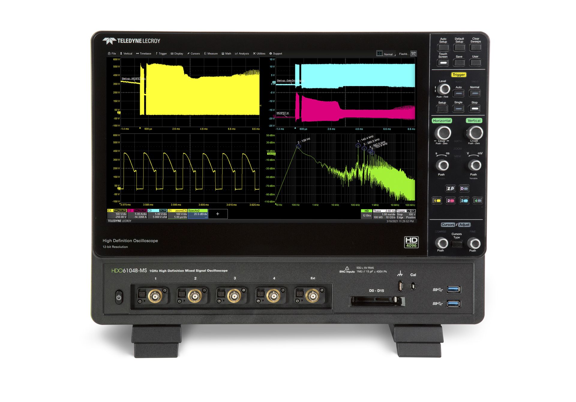 Teledyne LeCroy HDO6104B-MS Oszilloskop - 1GHz, 4 Kanal + 16 Mixed ...